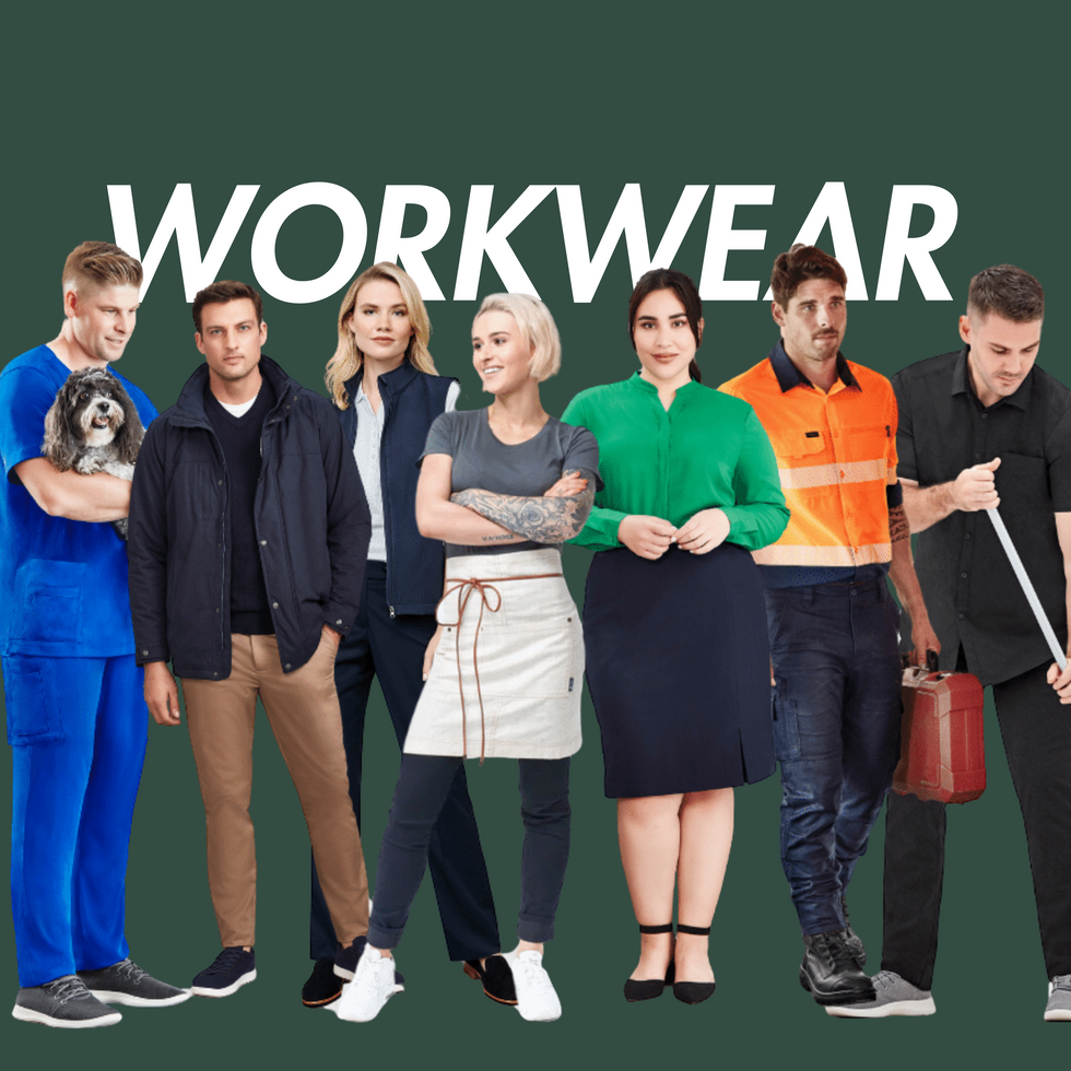 Everything Workwear+Branding | SHOP Australia Wide -LOVE YOUR WORKWEAR ...