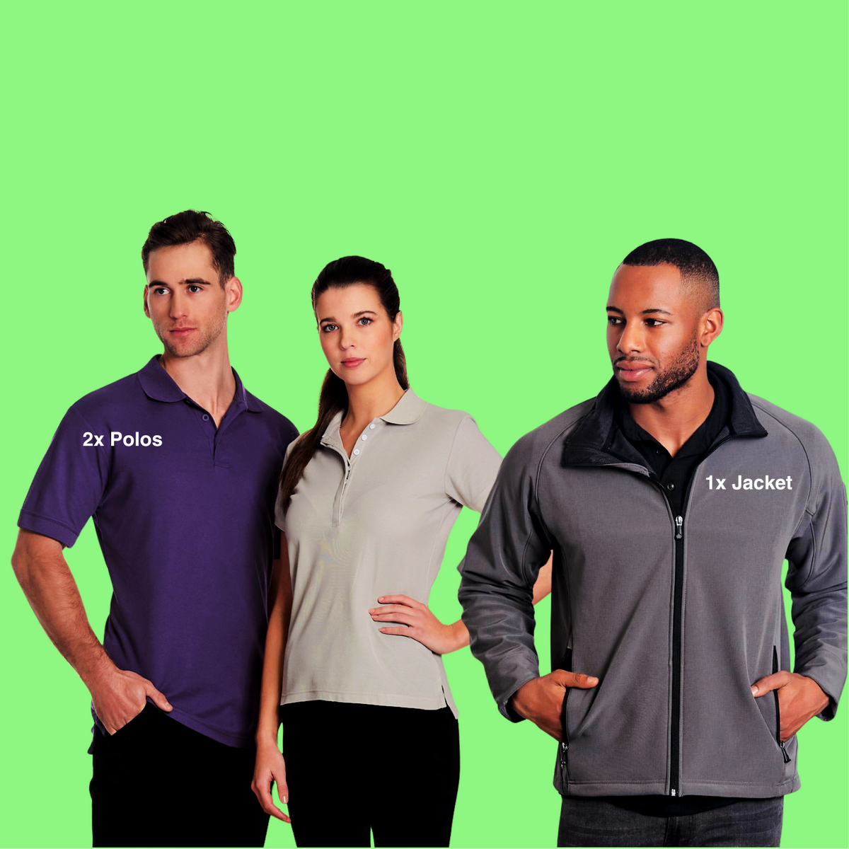 Best Polos + Jacket Bundle – Workwear Branding