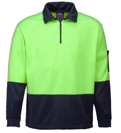RM6012-Half Zip Fleecy Pullover – Workwear Branding