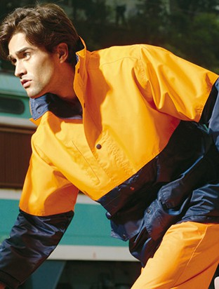 SJ0433-Hi-Vis Mesh Lining Jacket – Workwear Branding
