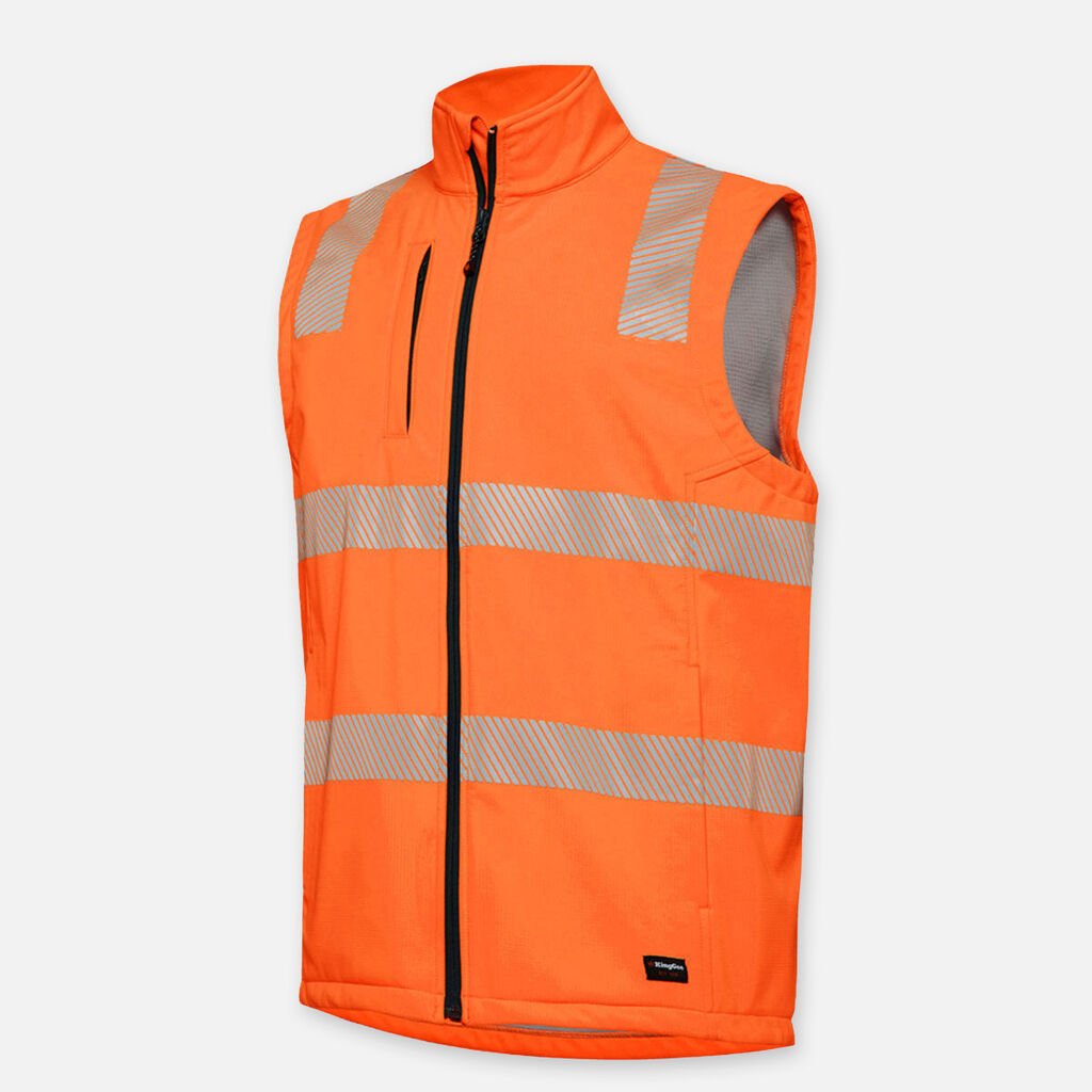 K55025-Reflective Softshell Vest – Workwear Branding